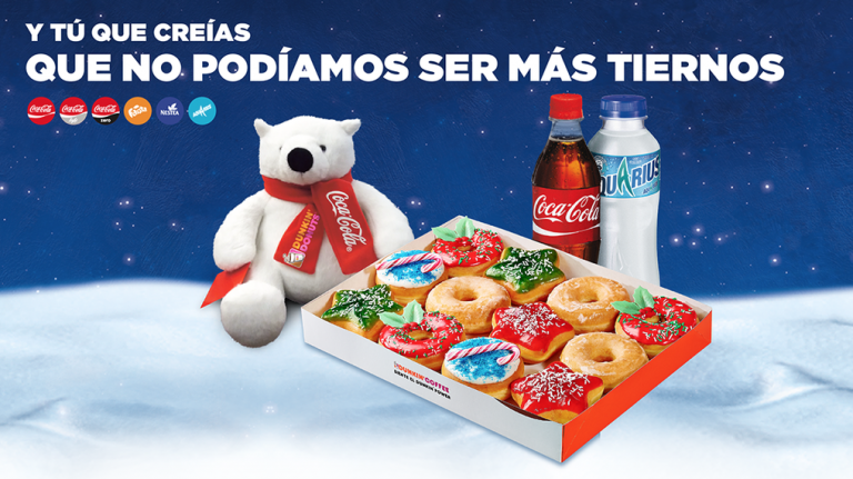 Co-branding: Coca-Cola y Dunkin’ Coffee se unen en esta Navidad