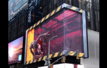 Netflix anuncia la amenaza bioterrorista de Resident Evil en billboard 3D