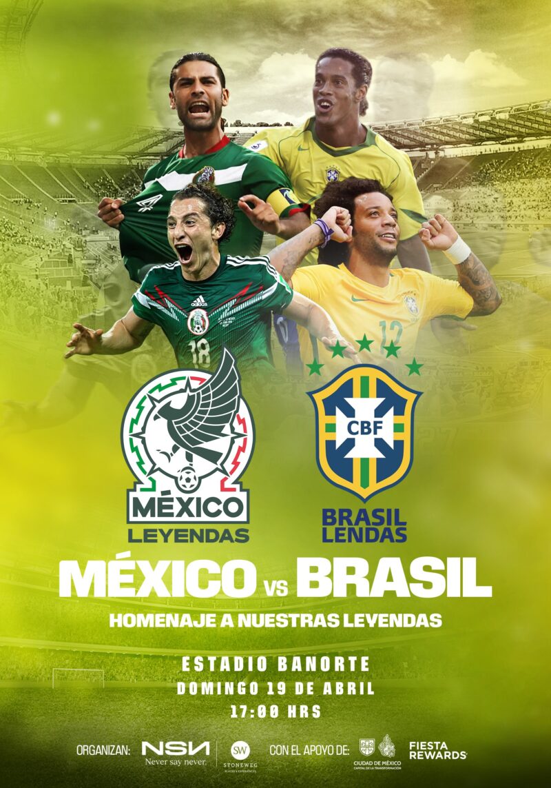 México vs. Brasil Leyendas: el partido que reunirá a Ronaldinho, Rafa ...
