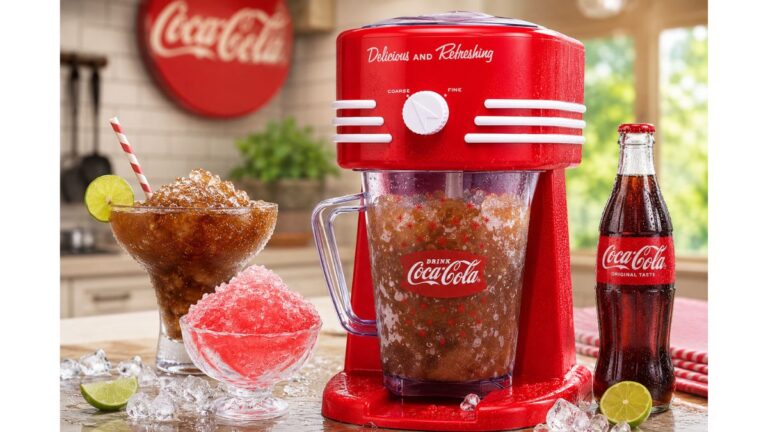 Regalo para papá: Máquina Coca-Cola roja para bebidas congeladas y ...